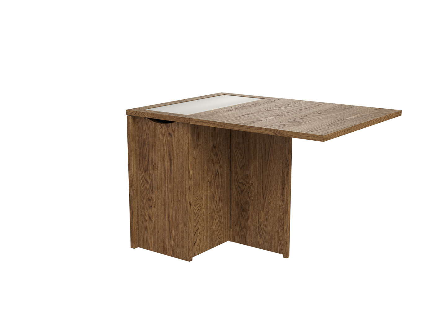 Sm101 Walnut Multi Table With Folding Leaf | INspiration Interiors