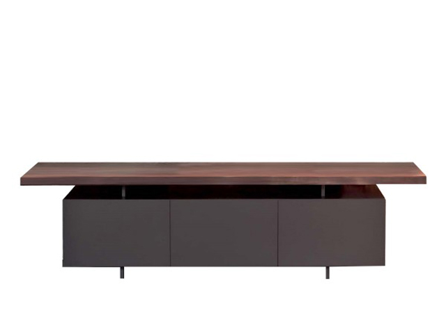 Seneca Tv Cabinet 3 Door In Matt Graphite | INspiration Interiors