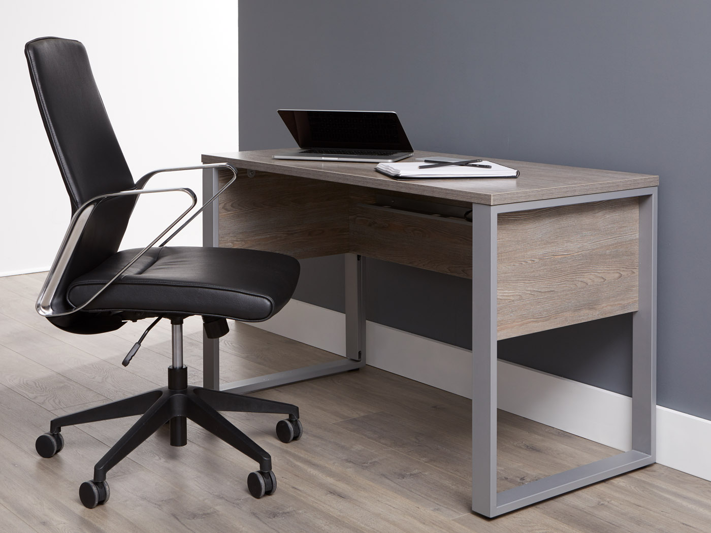 Kalai Grey Small Desk INspiration Interiors