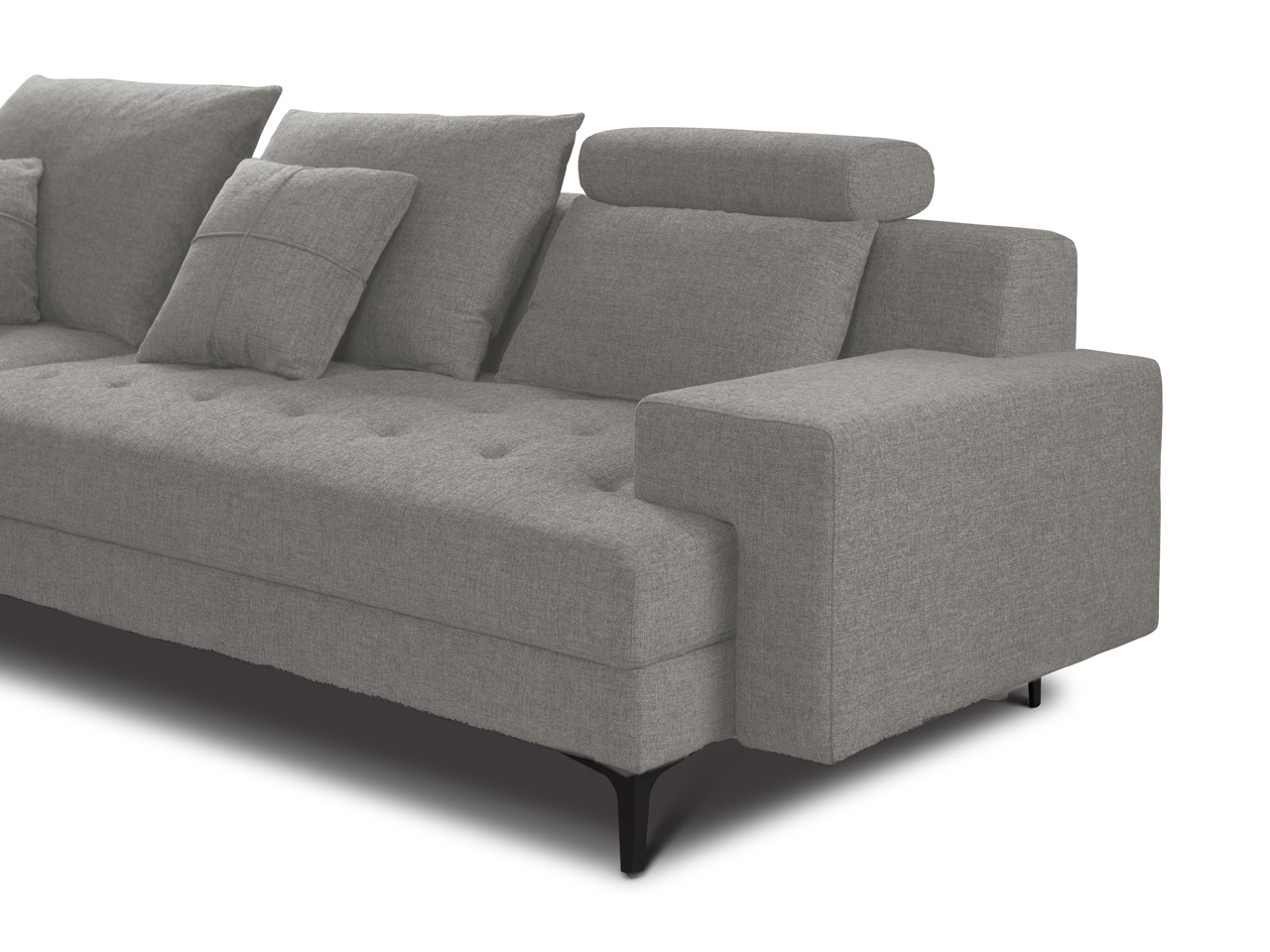 Watson Light Grey Left Facing Sectional INspiration Interiors
