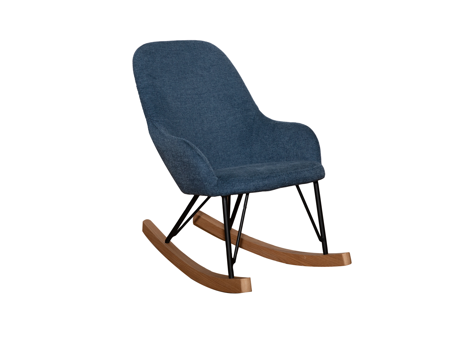 Dakota Children Rocking Chair In Dark Blue | INspiration Interiors