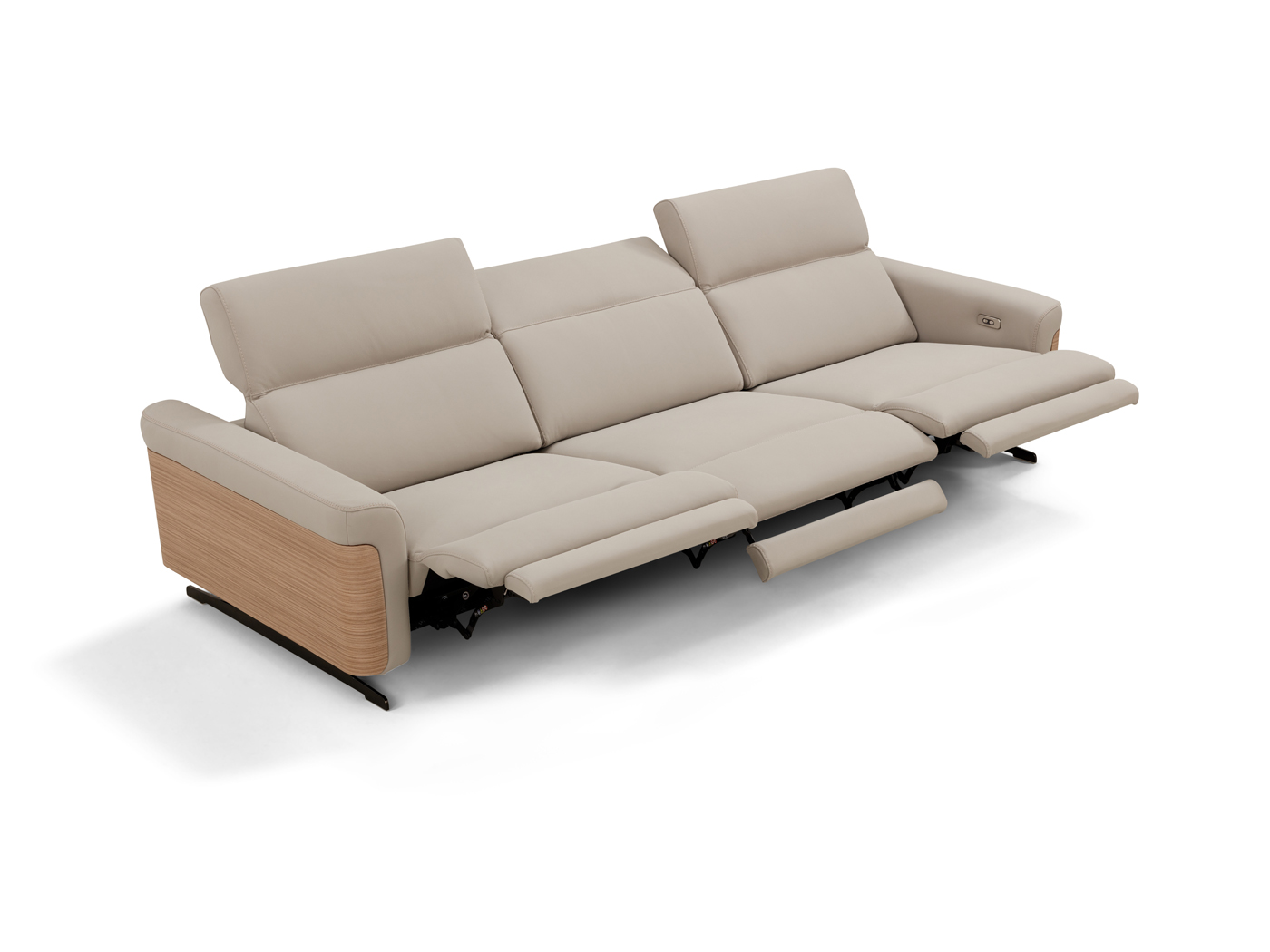 Atlante 3 Seat Power Motion Sofa With Cup Holder | INspiration Interiors