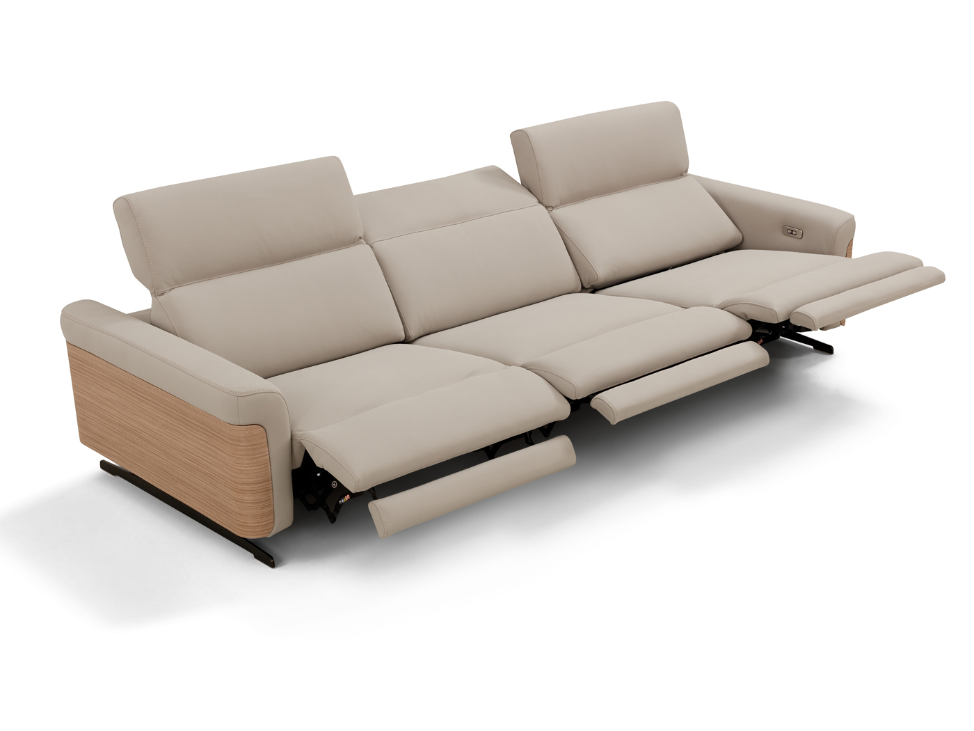 Atlante 3 Seat Power Motion Sofa With Cup Holder | INspiration Interiors