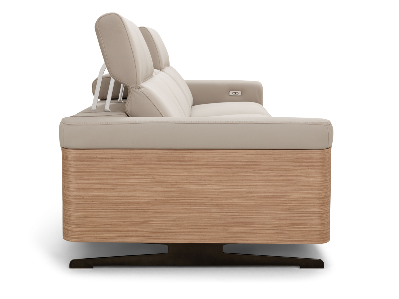 Atlante 3 Seat Power Motion Sofa With Cup Holder | INspiration Interiors