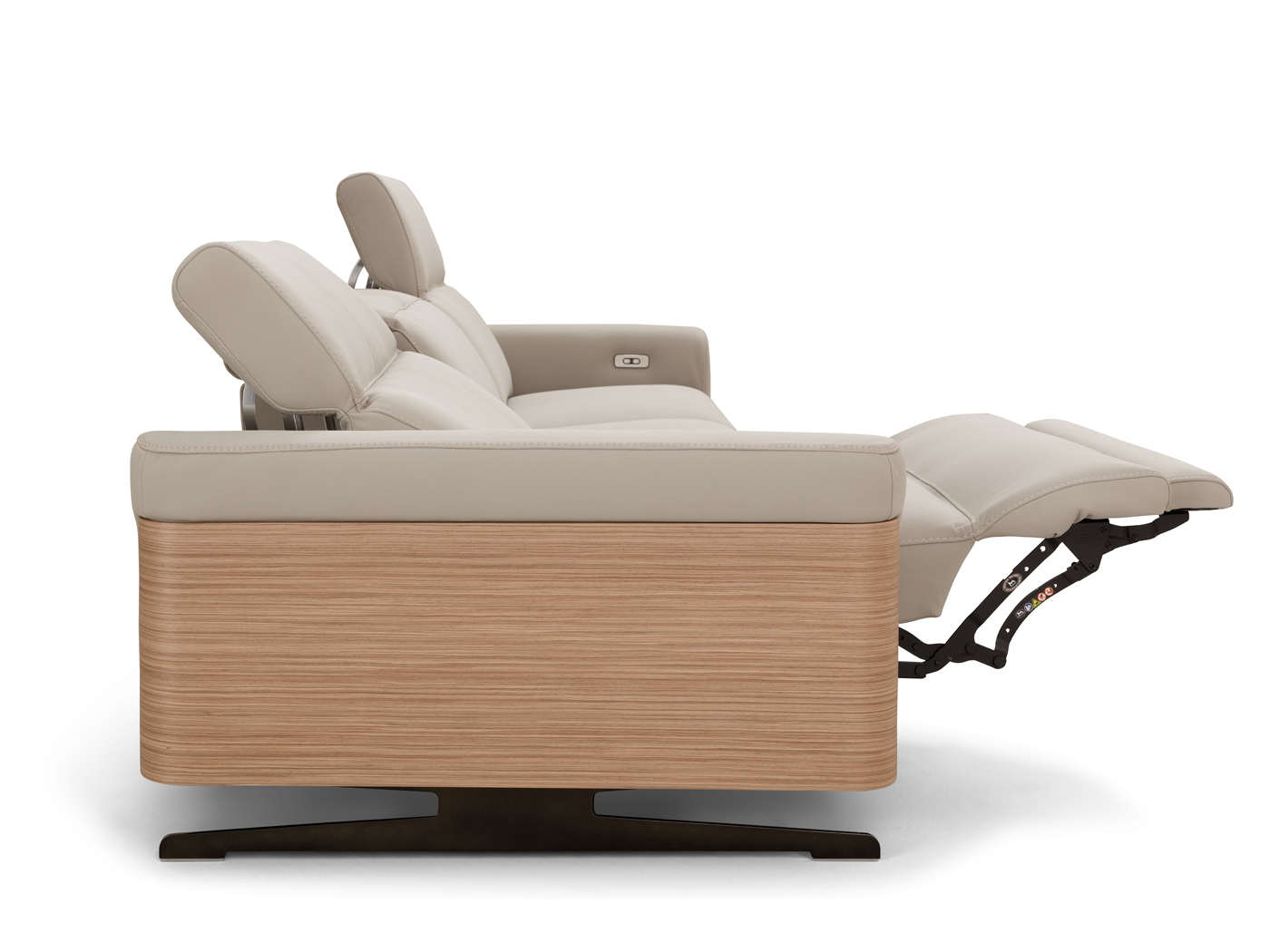 Atlante 3 Seat Power Motion Sofa With Cup Holder | INspiration Interiors
