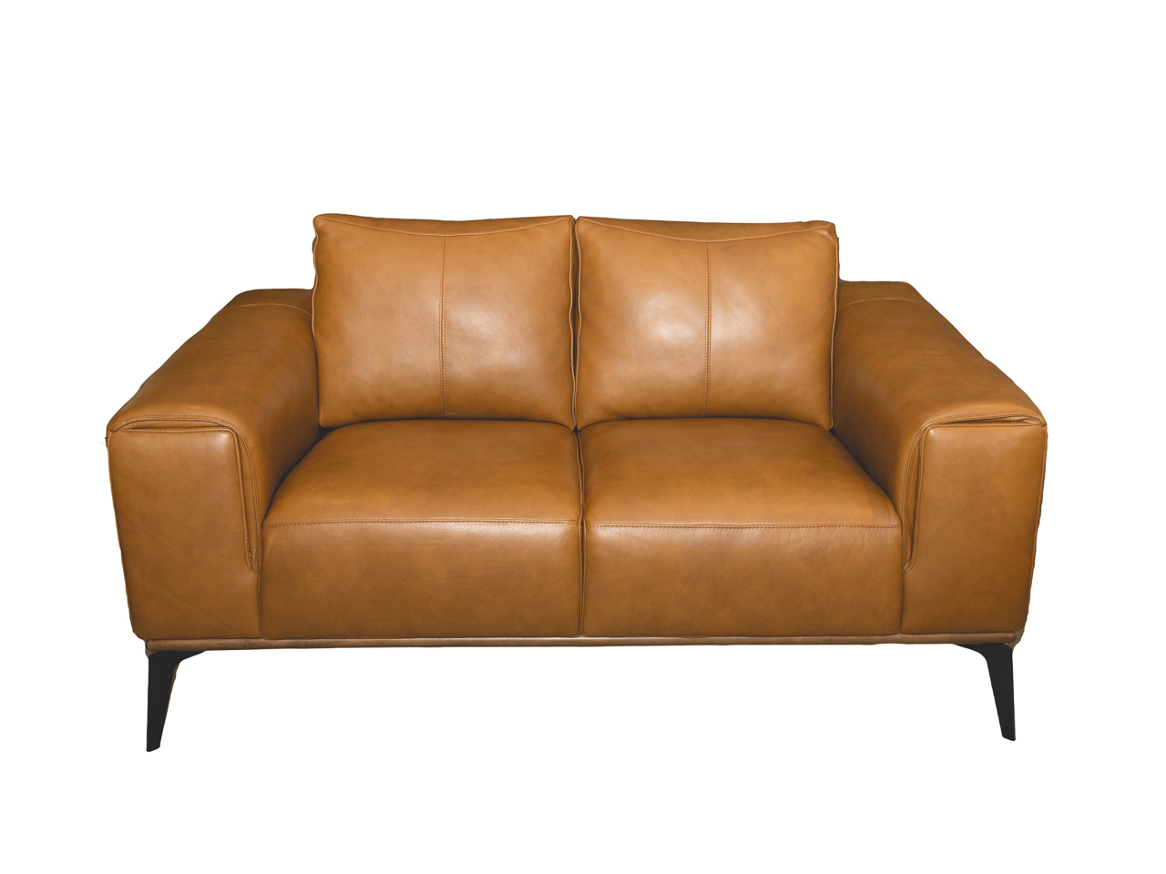 Chelsea 2 Seater Sofa In Camel Leather | INspiration Interiors