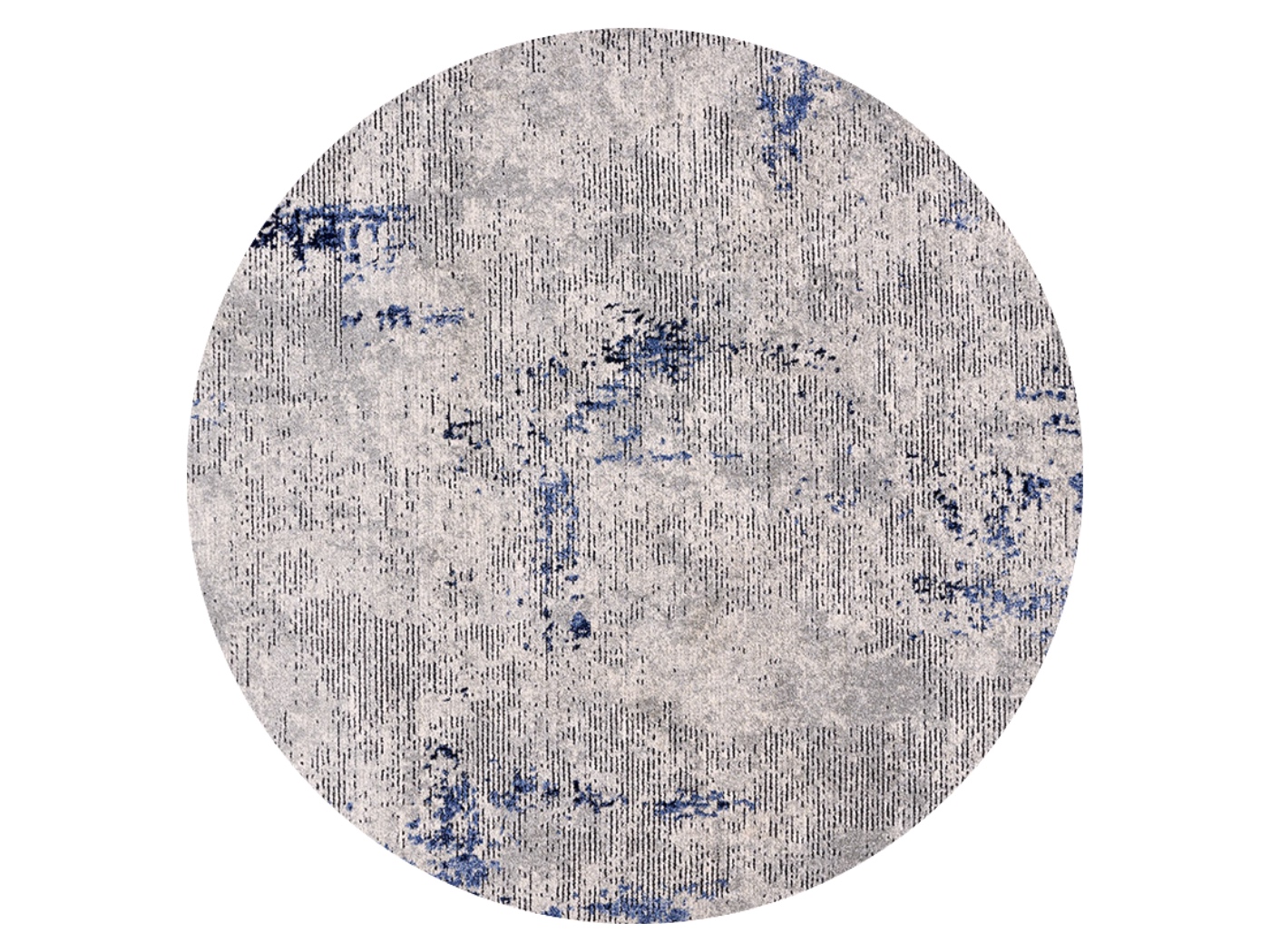 Indigo Collection - Seaview - Grey/ Blue 7.10 Round | INspiration Interiors