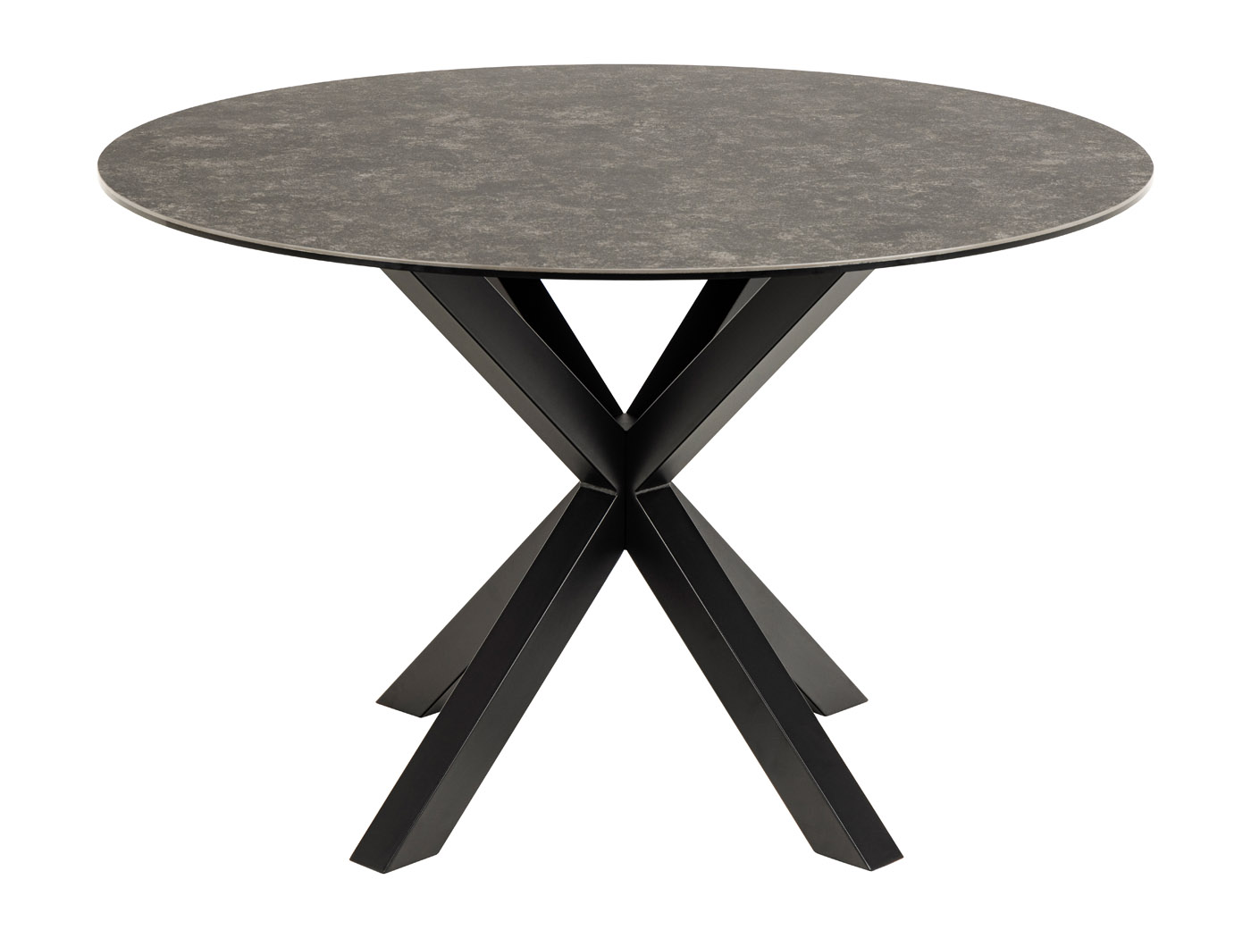 Hanley Round Dining Table With Black Cermic Top | INspiration Interiors