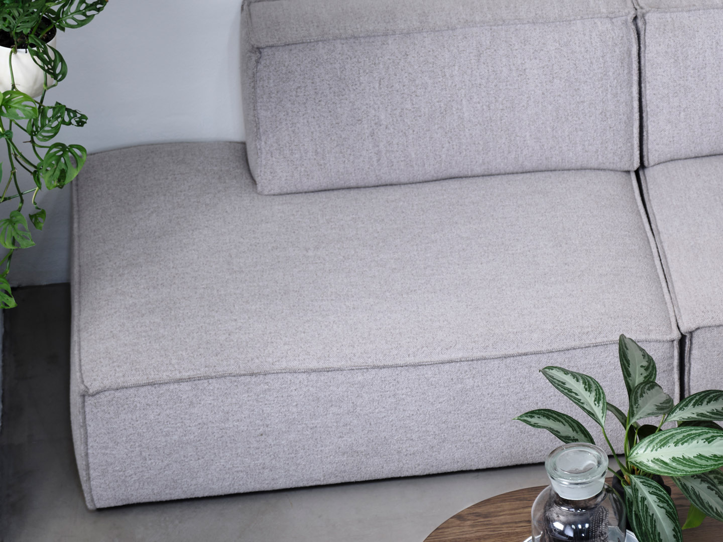 Beacon Open End Left In Taupe | INspiration Interiors