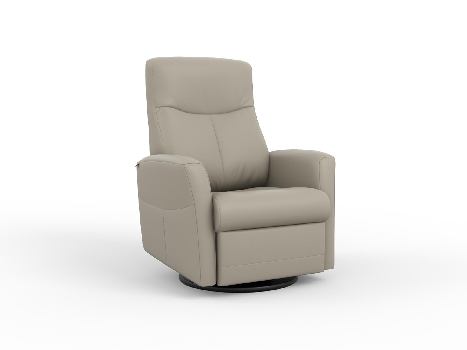 Nice Swivel Electric Motion Chair In Light Grey | INspiration Interiors