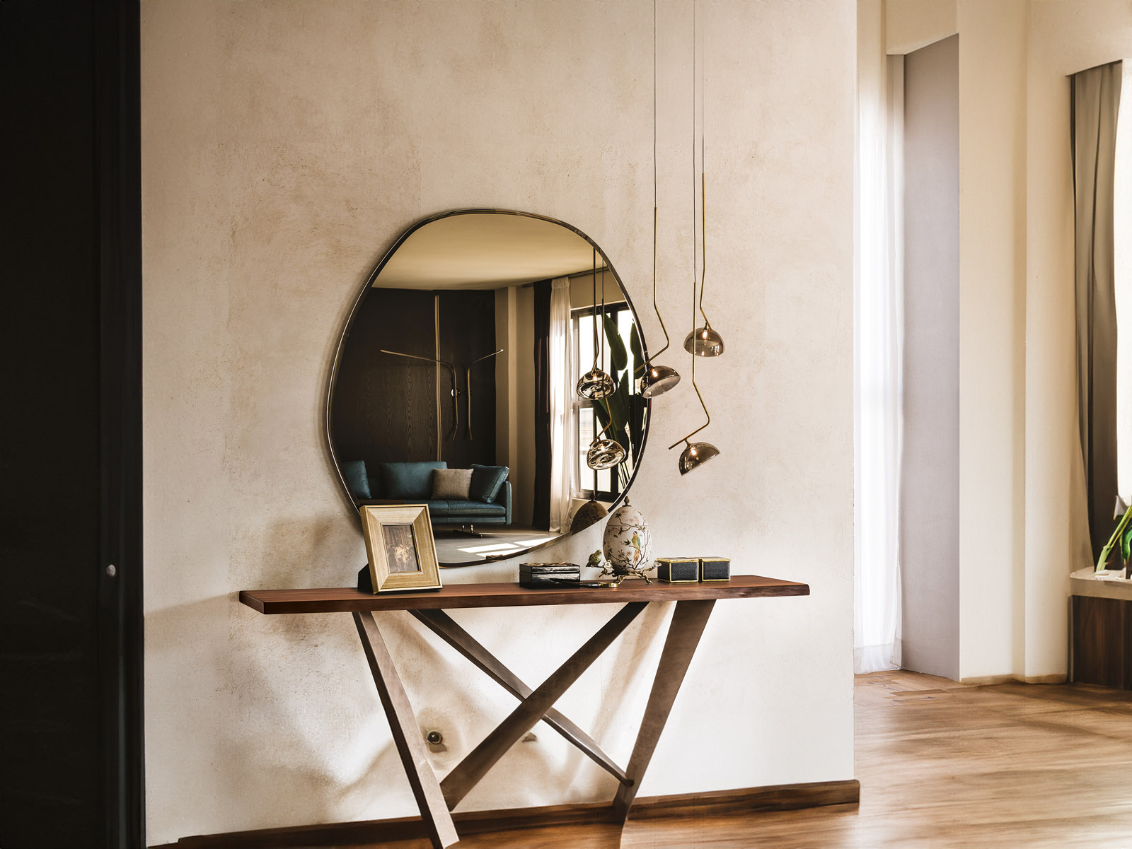 Hawaii Mirror A - Standard Mirrored | INspiration Interiors