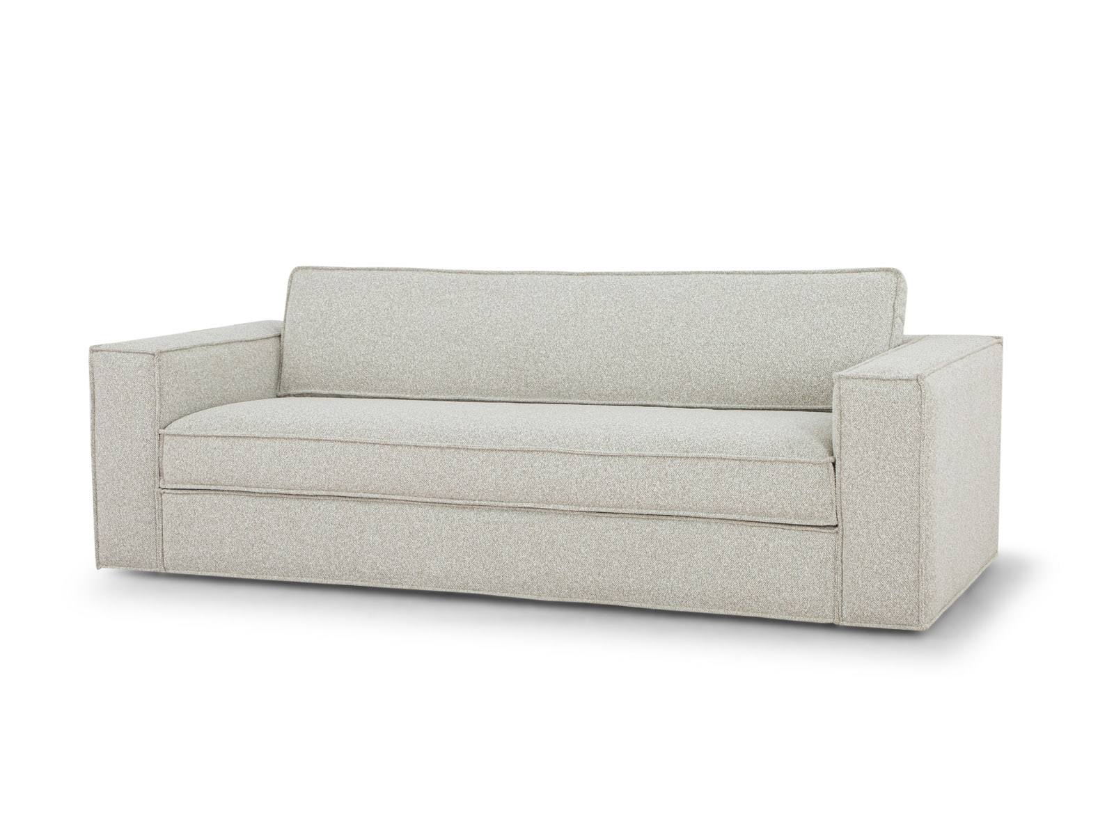 Iwa 3-Seater Sleeper Sofa In Champagne Fabric | INspiration Interiors