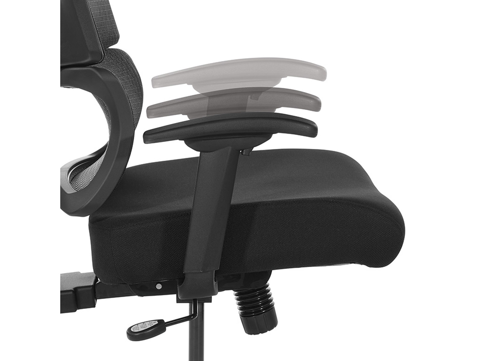 Vertical Matrix Back Managers Chair In Black | INspiration Interiors